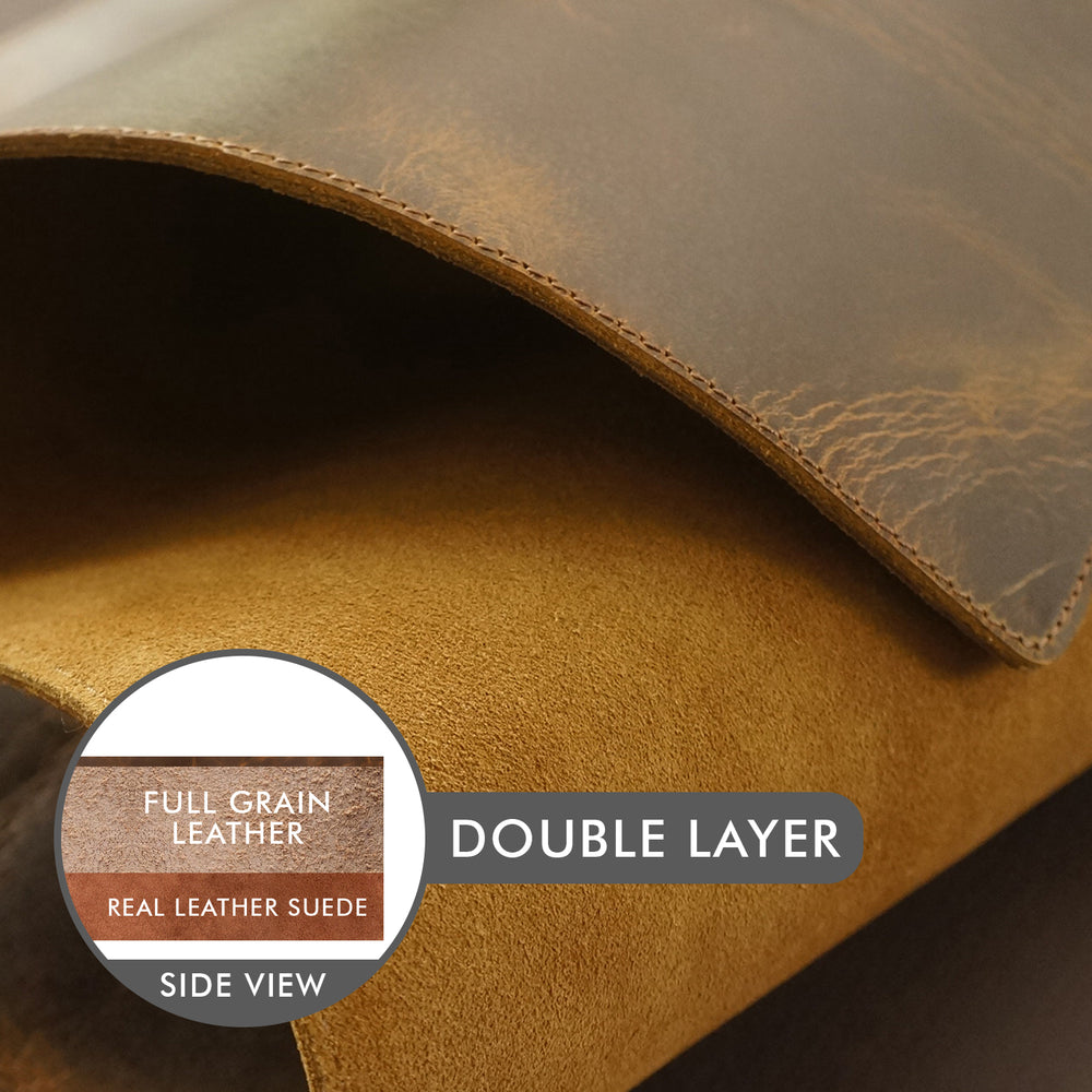 Desk Blotter: Leather, Large, Antique Blotter Pad