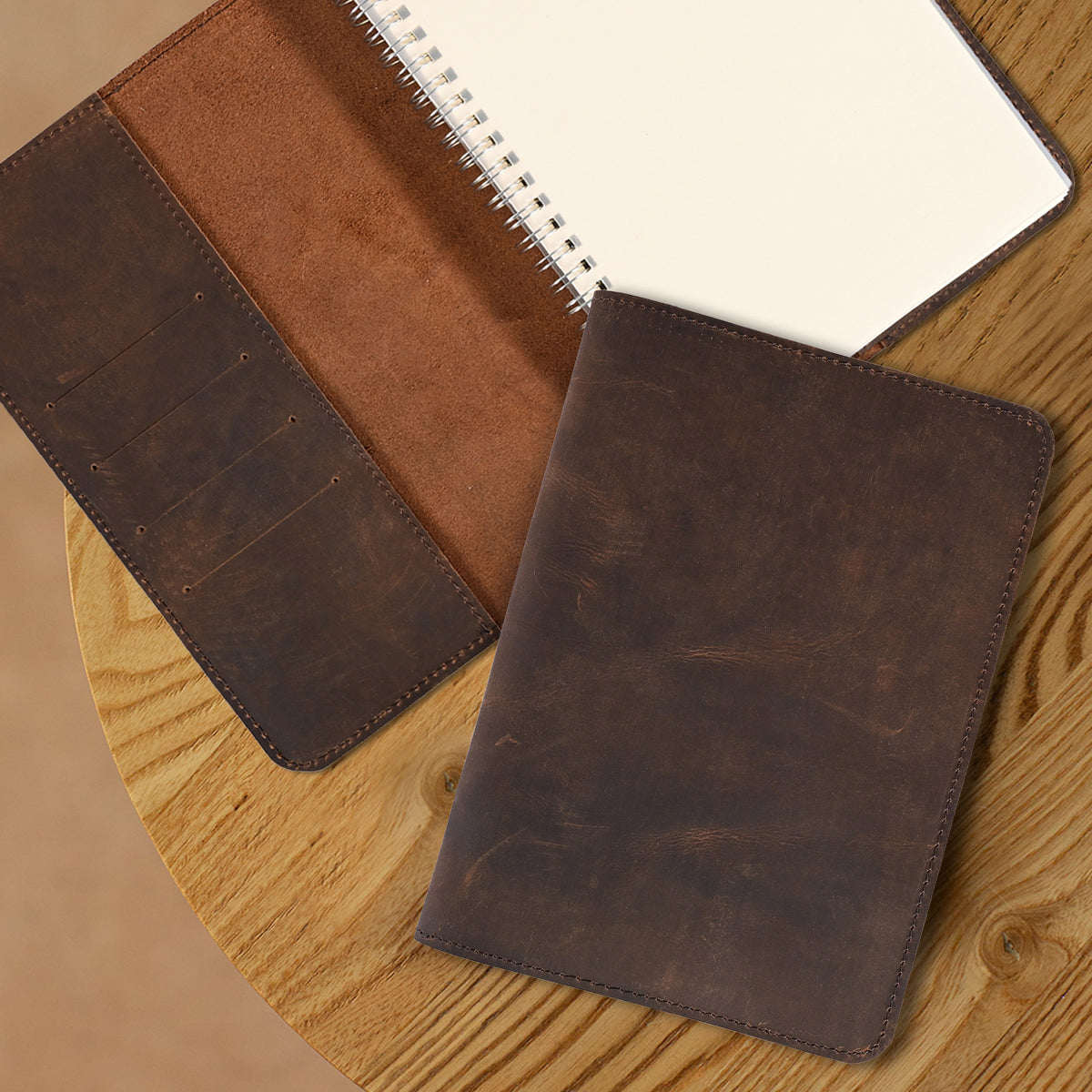 Leather Bible Cases: Real Genuine Leather Cases with Zipper